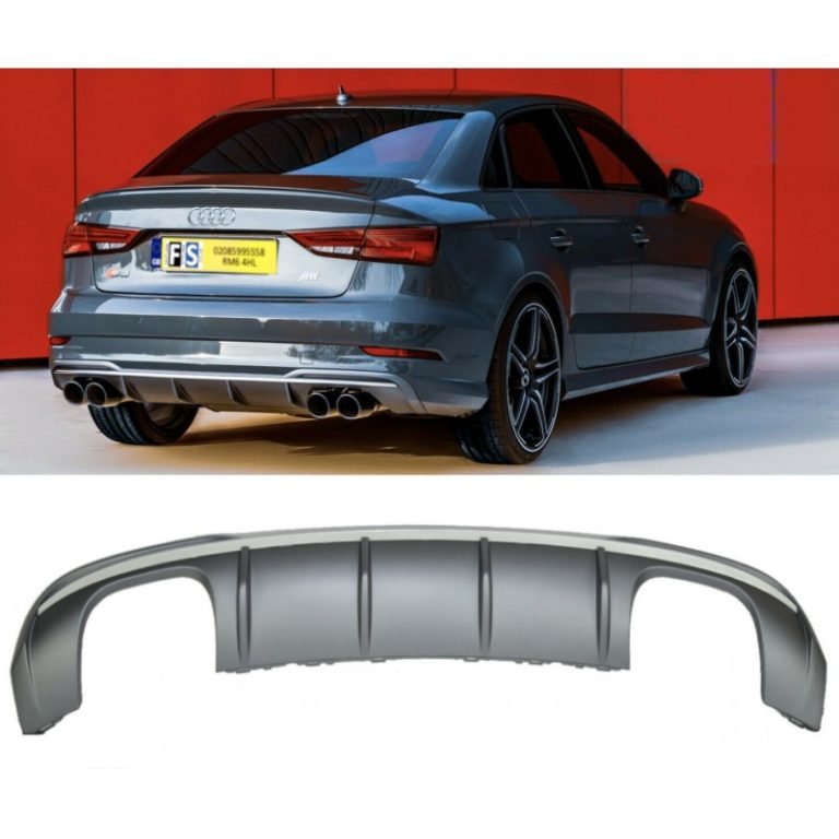 Audi A3 13-16 Sedan S-Line S3 Diffuser - Coated