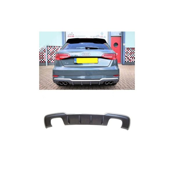Audi A3 17-21 Hatch S-Line S3 Diffuser - Coated