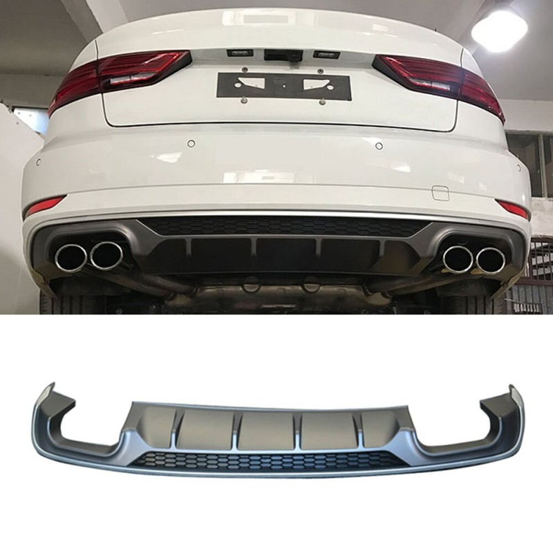 Audi A3 17-21 Sedan Non S-Line S3 Diffuser - Coated
