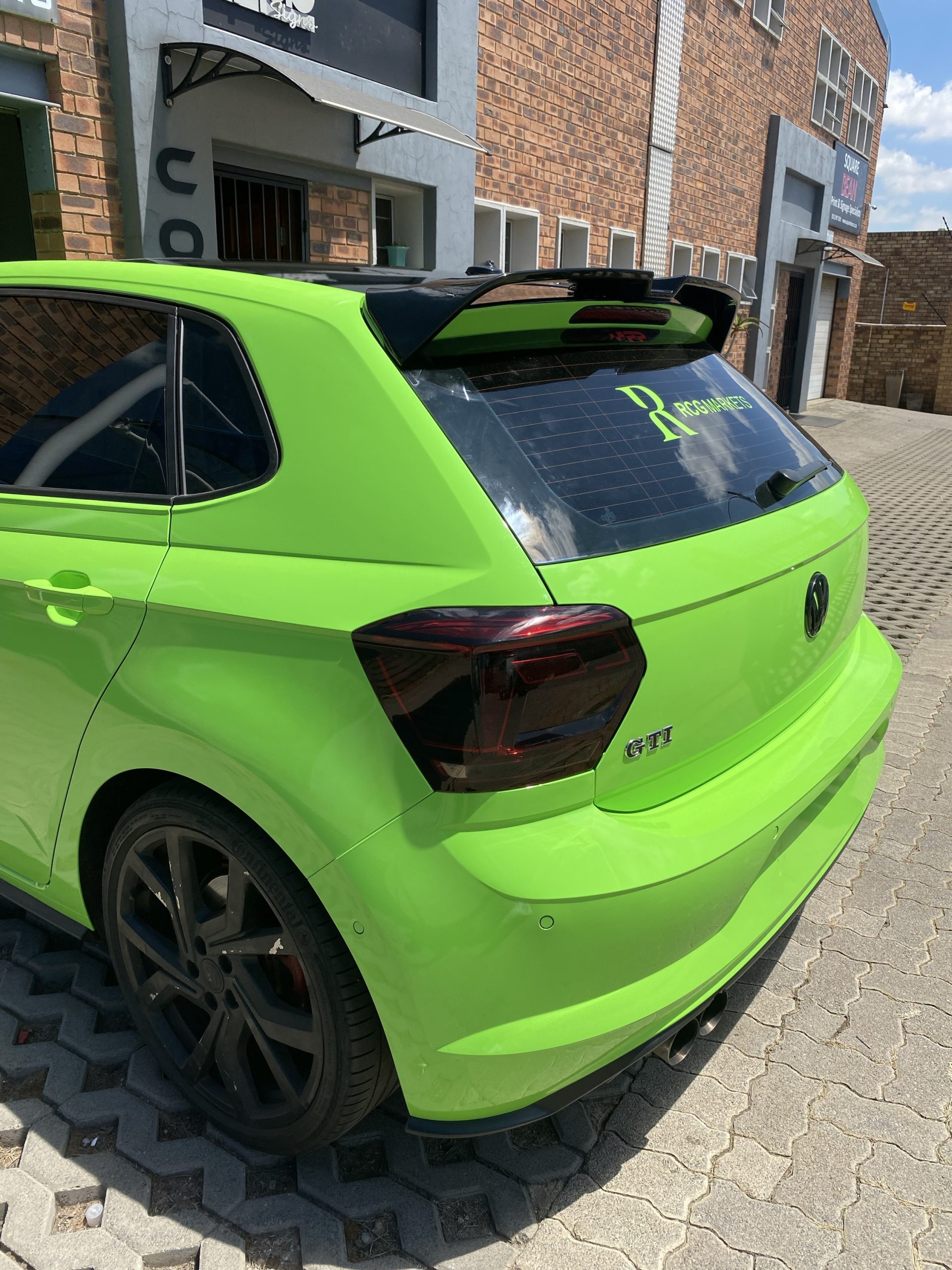 VW Polo 8 Oettinger wing - Coated