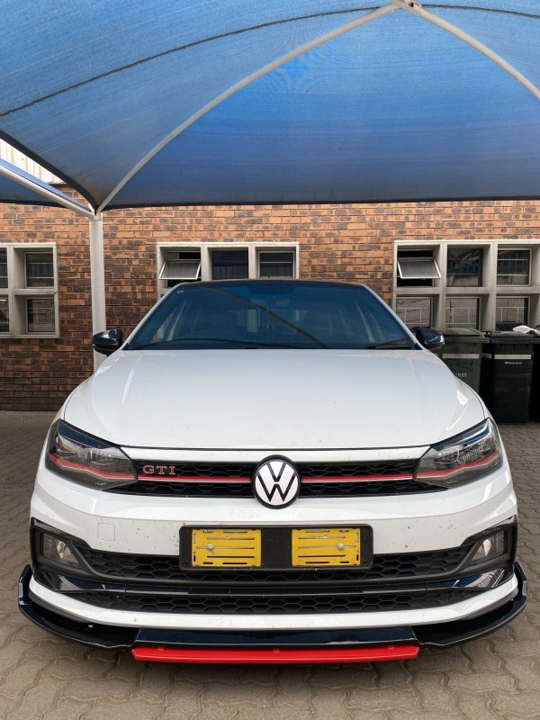 VW Polo 8 TSI front lip - Coated