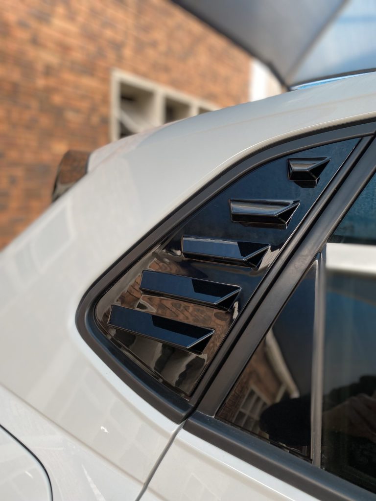VW Polo 8 Window Louvres - Coated
