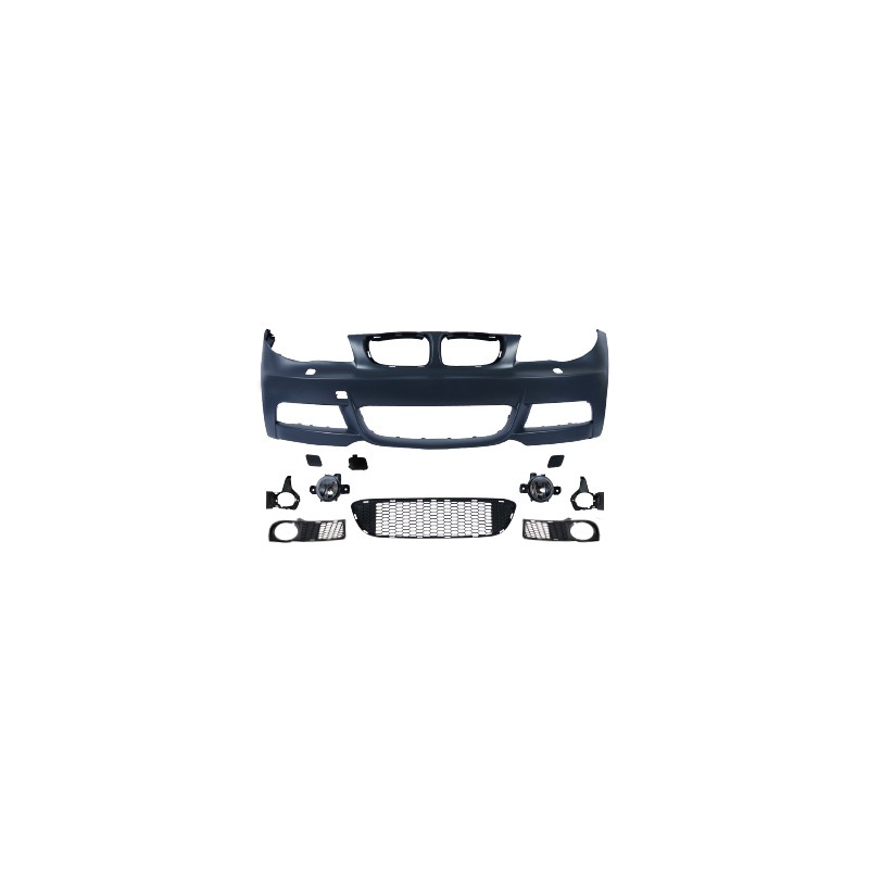 BMW E82 Mtech 04-11 Front Bumper W/Foglamp - Coated