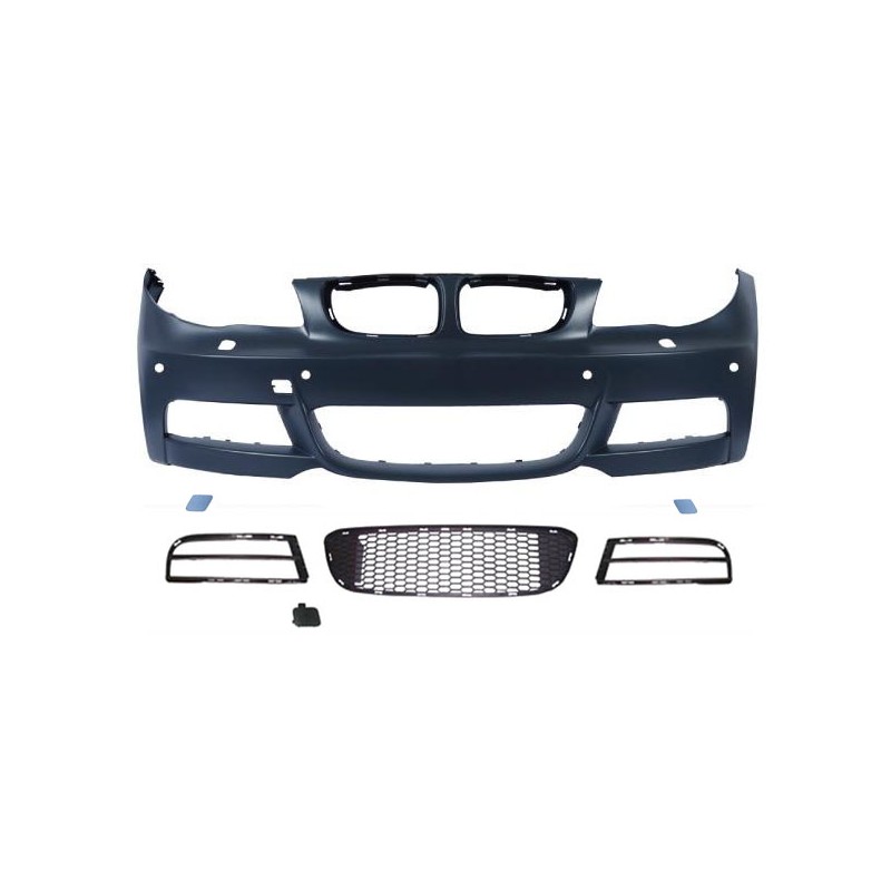 BMW E82 Mtech 04-11 Front Bumper W/PDC - Coated