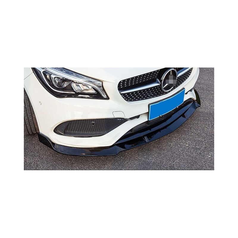 Mercedes W117 CLA Facelift Front Lip - Coated