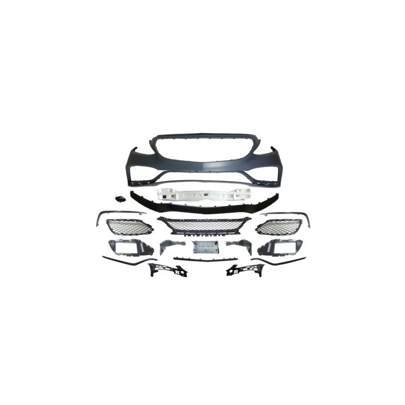 Mercedes W117 CLA45 Style Front Bumper - Coated