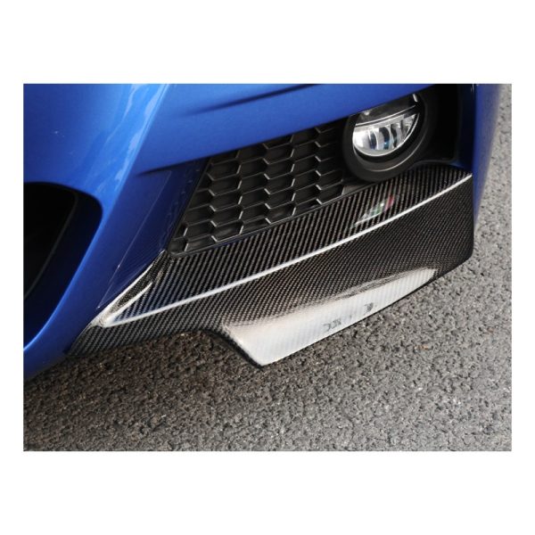 BMW F30 Carbon Fiber Front Splitters - Coated