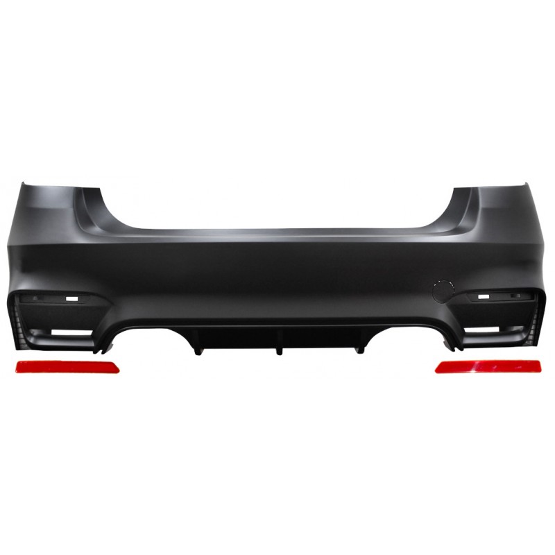 BMW F30 12+ M3 Style Rear Bumper - Coated