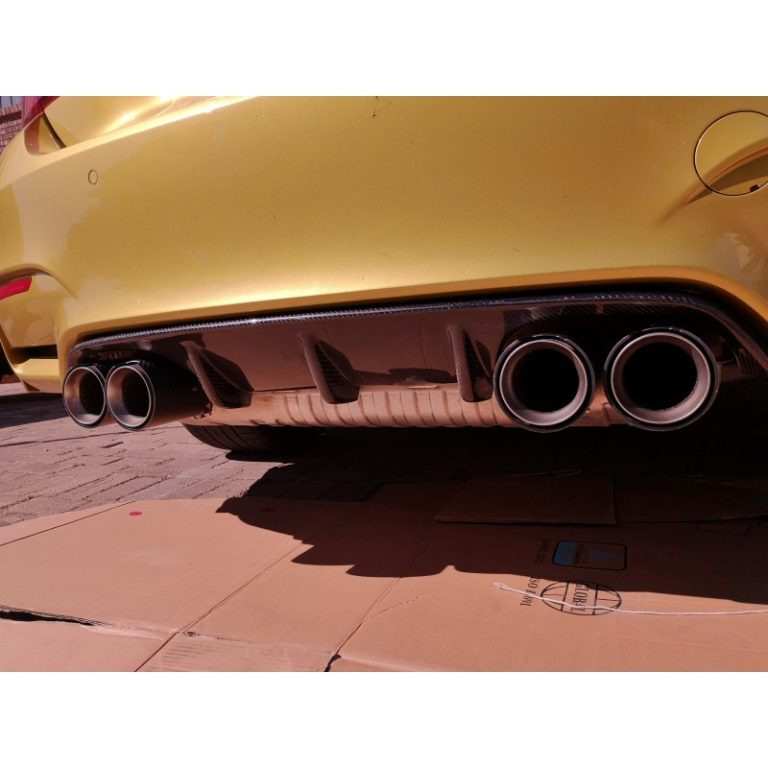 BMW F80 M3 / F82 M4 MP-Style Carbon Fiber Diffuser - Coated