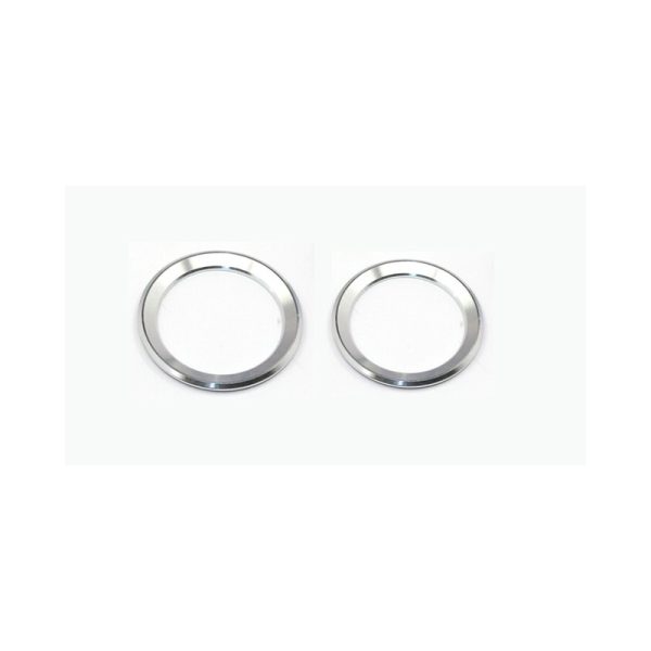 BMW F30 Front / Rear Badge Logo Aluminium Ring (silver) - Coated