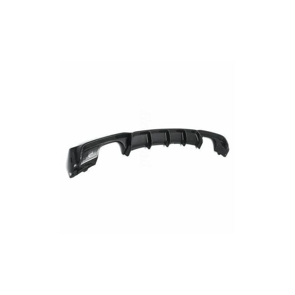 BMW F30 MTech Carbon Fiber Diffuser (Quad Pipe) - Coated