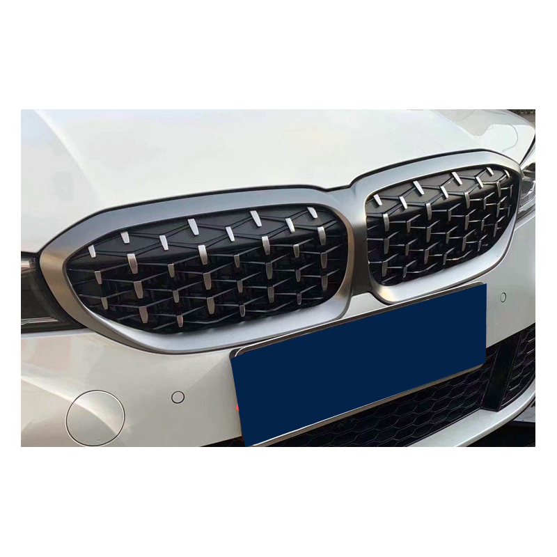 BMW G20 Diamond Grille (high quality matt chrome) - Coated
