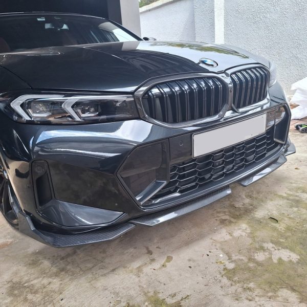 BMW G20 LCI MTech MP Style Carbon Fiber Front Lip - Coated