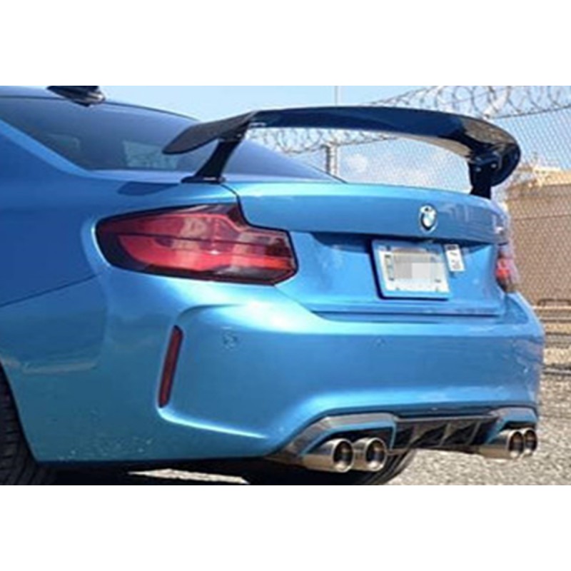 BMW F22 F87 M2 SRD Style Carbon Fiber Wing - Coated