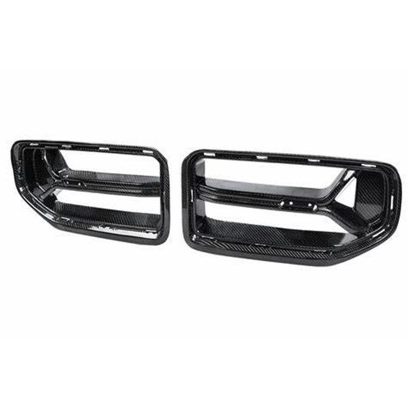 BMW G87 M2 CSL Style Carbon Fiber Grille - Coated